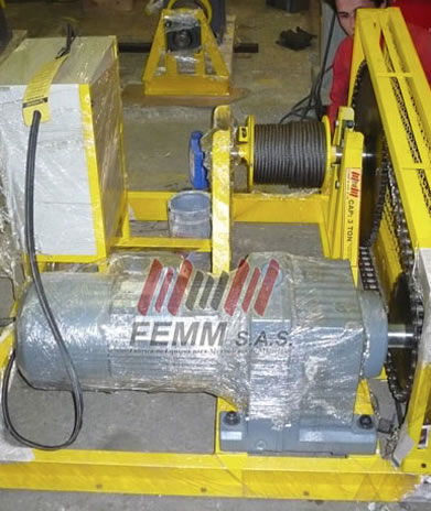 Malacates Industriales FEMM - Fabricación y Venta Colombia